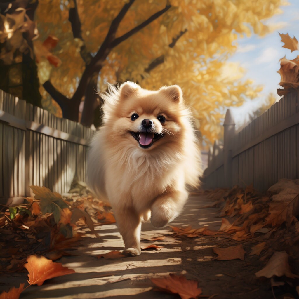 Leaf Fun Pomeranian design & Craft Material 30 PNG Pack - Etsy