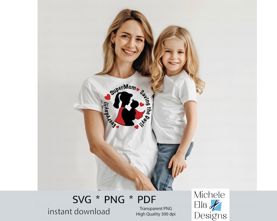Mom SVG, Instant Download, Mother and Child SVG, Mama SVG, Mom Tshirt ...