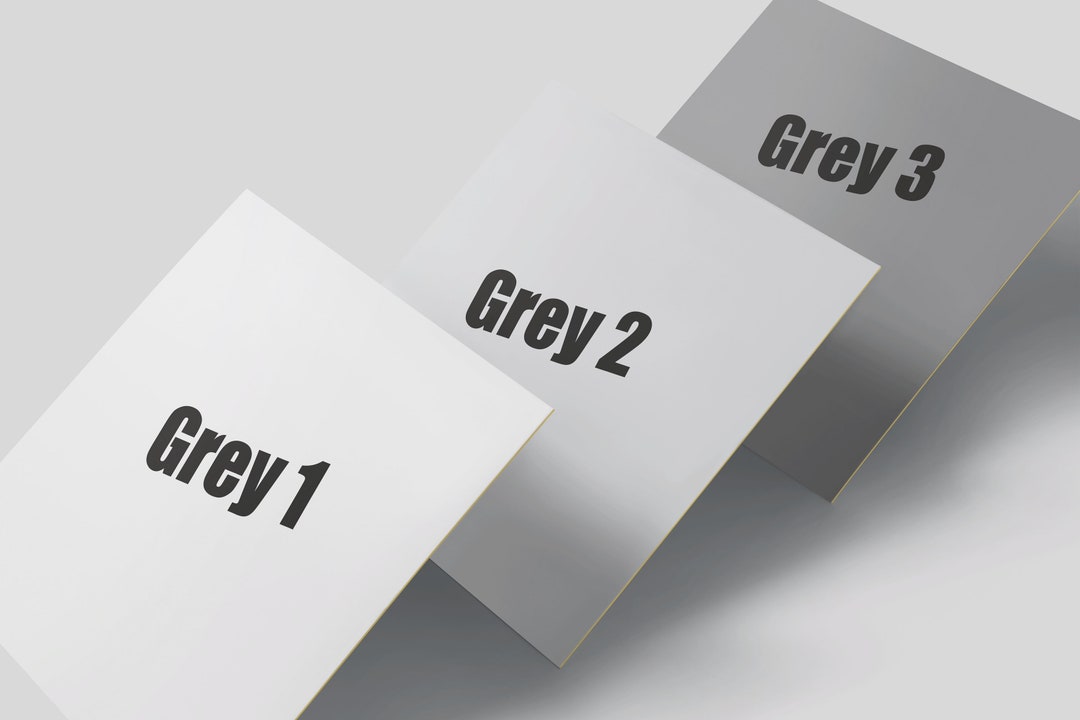 Plain Grey Vinyl Tile Stickers 027 - 3 Grey Colour Choices - DIY Your ...