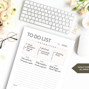 Printable to Do List Bundle, Fillable PDF, A4, A3, and Letter Size PDF ...