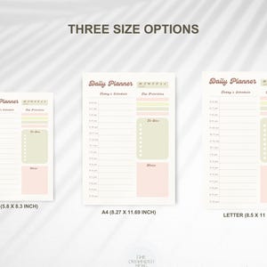Undated Daily Hourly Planner Printable, to Do List for Work/home ...