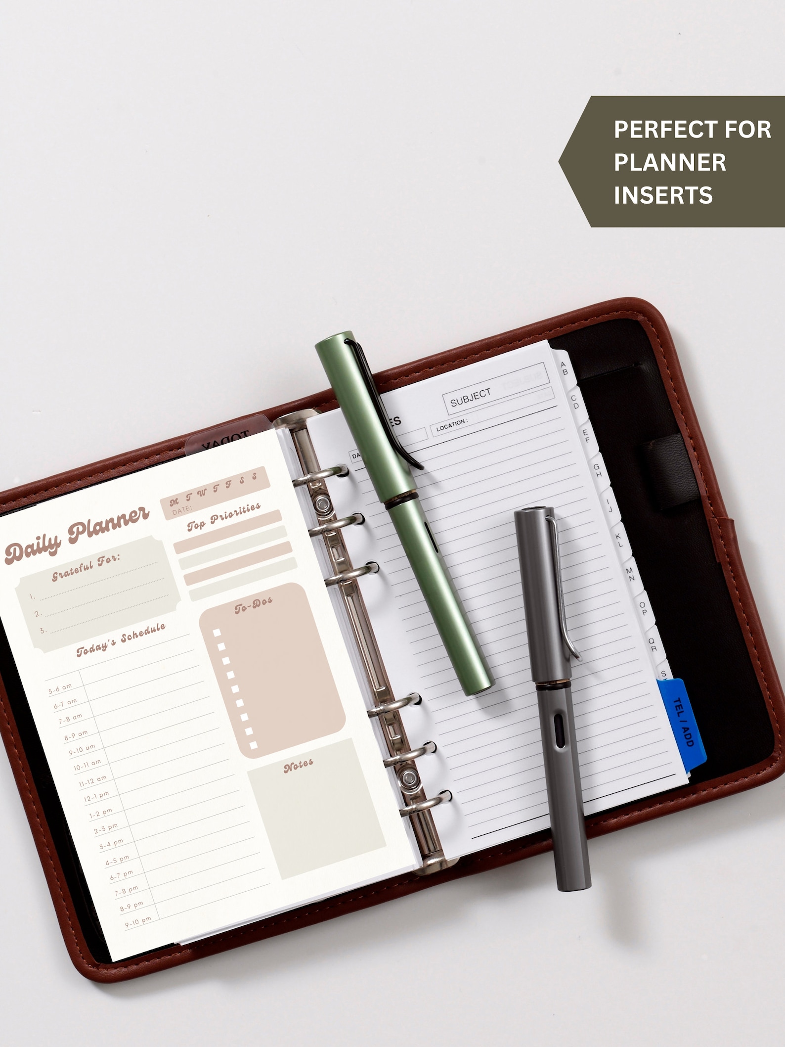 Daily Hourly Schedule Planner Printable, Daily to Do List for Work/home ...