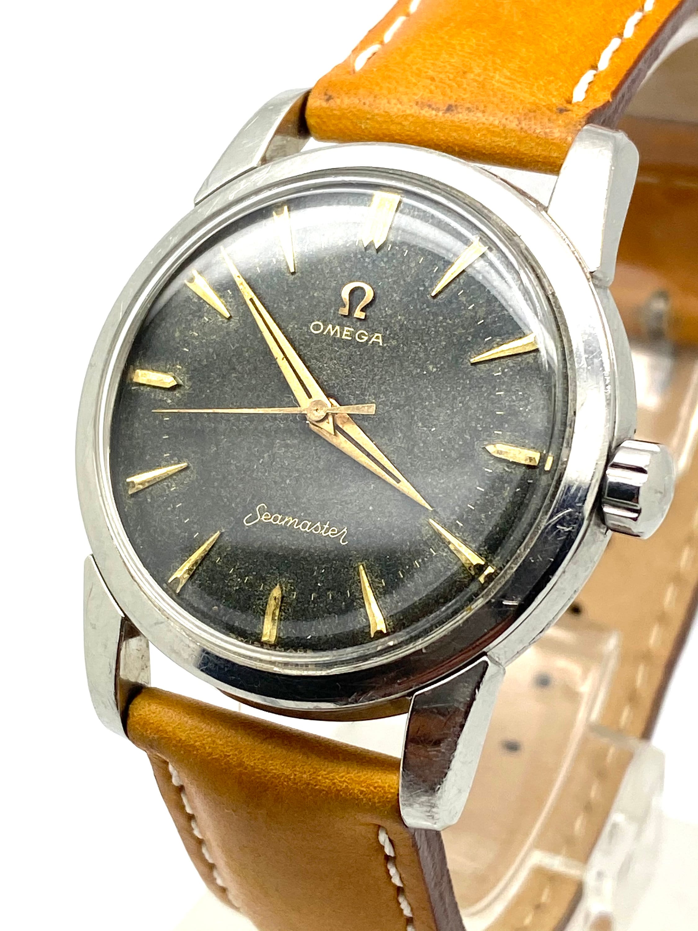 Vintage Omega Seamaster 1958 Black Dial 1956 Ref. 2759 - Etsy