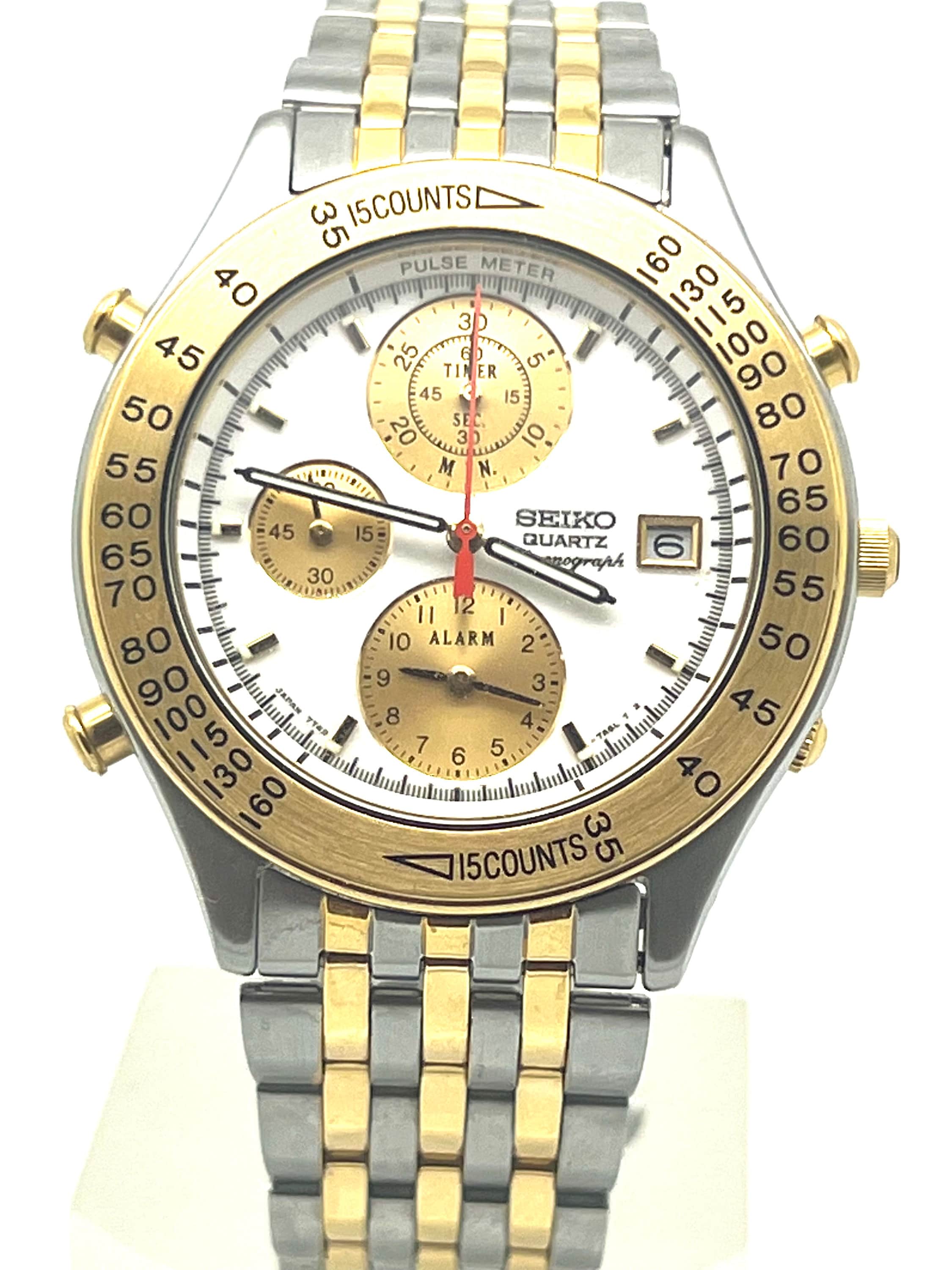 Seiko Chronograph Alarm Chronograph Watch - Etsy