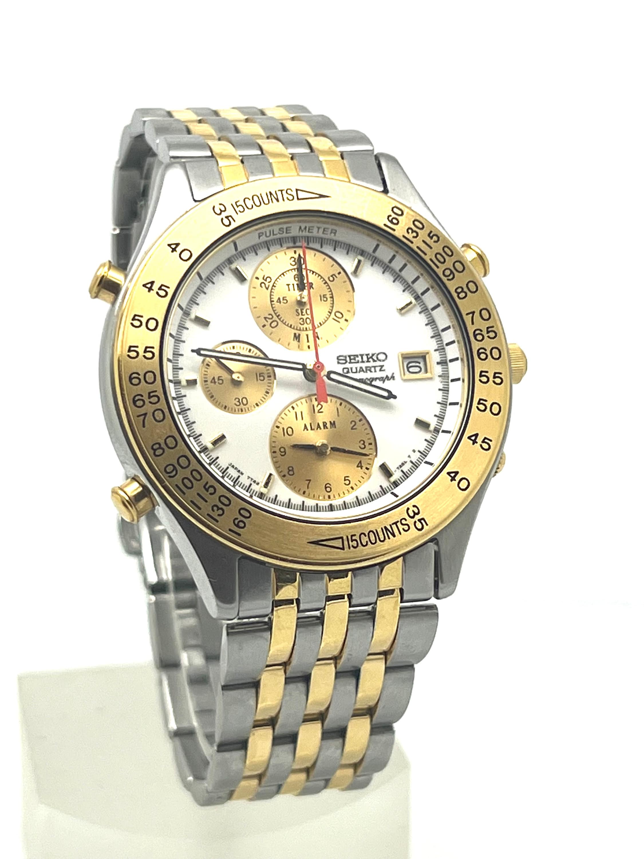 Seiko Chronograph Alarm Chronograph Watch - Etsy