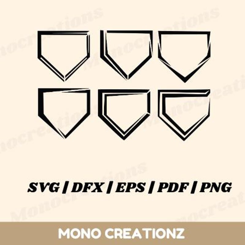 Home Plate Clipart - Etsy