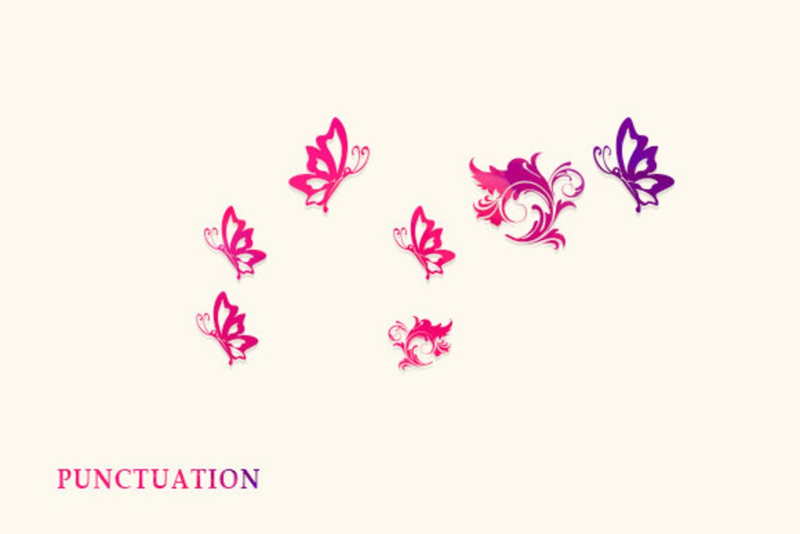 Butterfly-monogram-fonts,canva Font, Procreate Fonts, Commercial Fonts ...