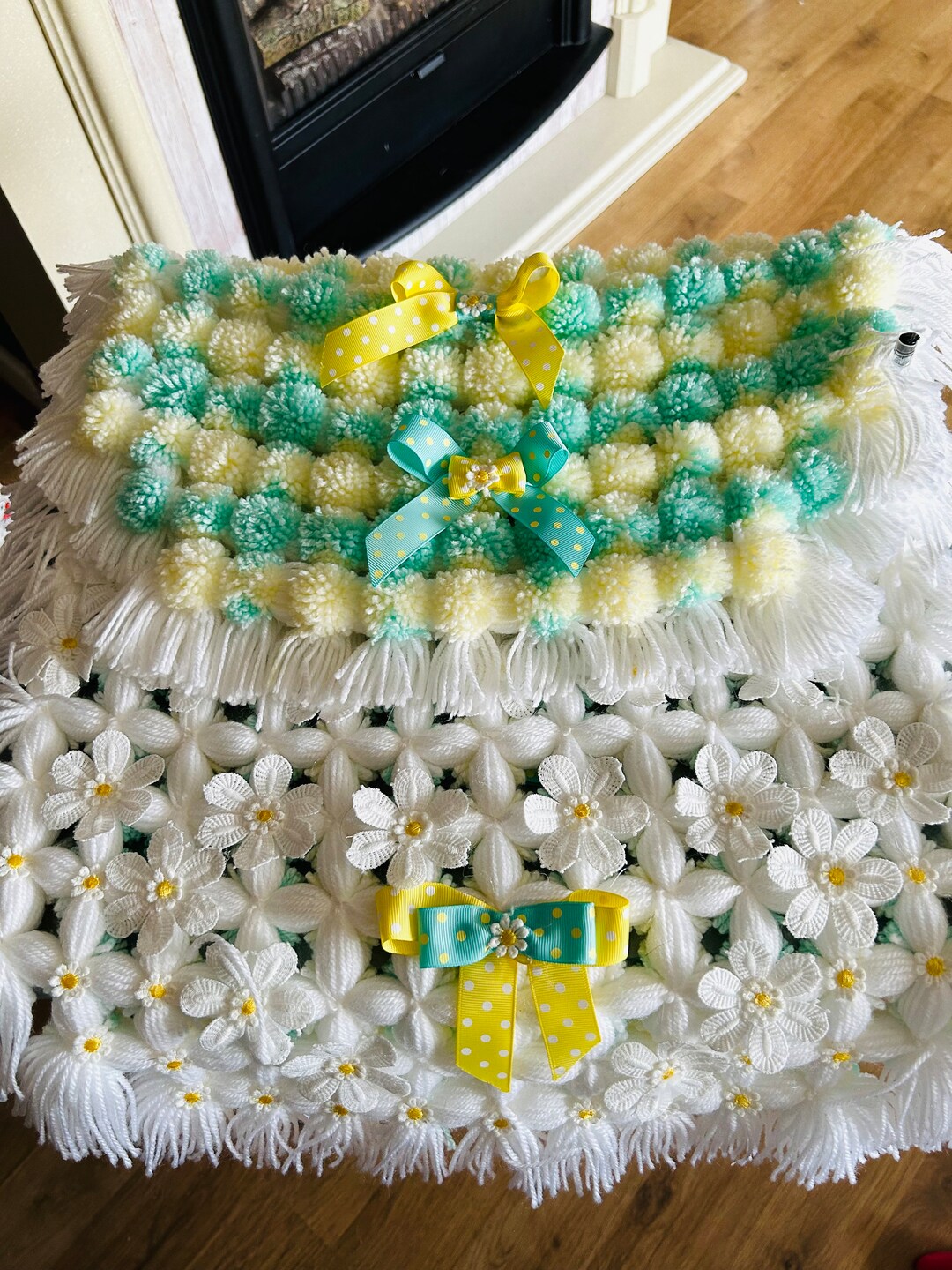 Pom Pom Pram Topper - Etsy UK