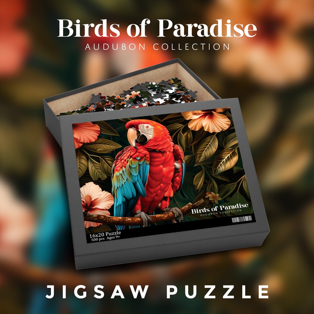 Bird-themed Jigsaw Puzzles for Adults | Calming Nature Puzzles for ...