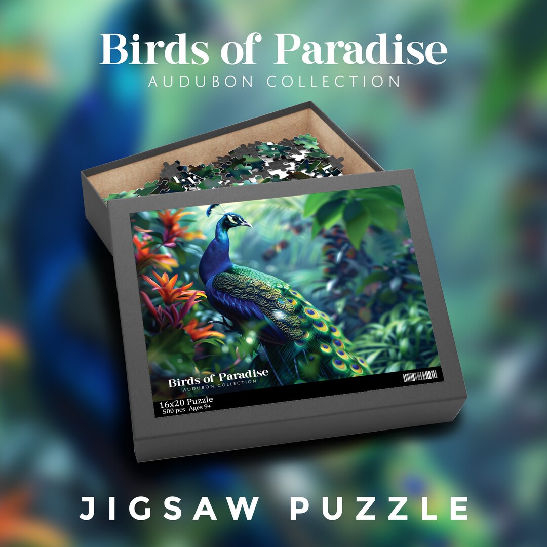 Bird-themed Jigsaw Puzzles for Adults | Calming Nature Puzzles for ...