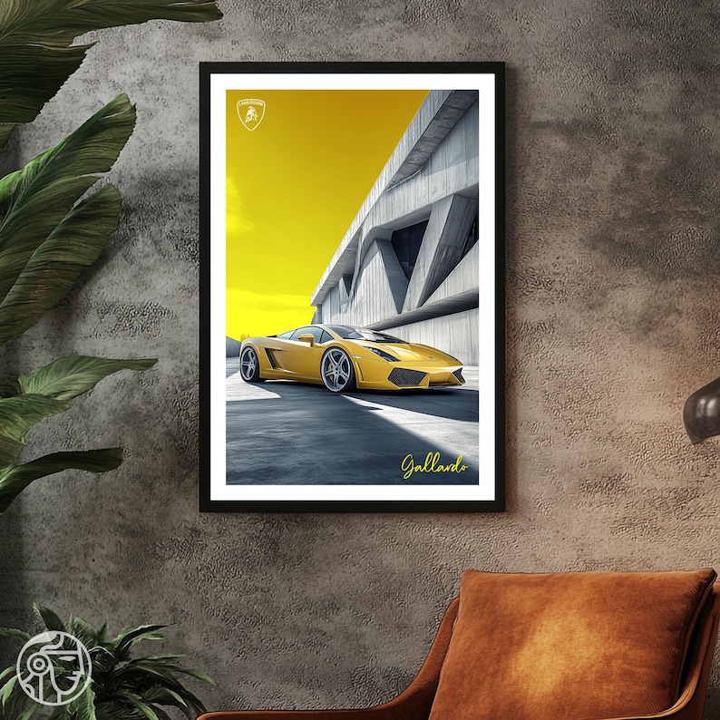 Lamborghini Gallardo Poster: Exotic Car Wall Art - Etsy