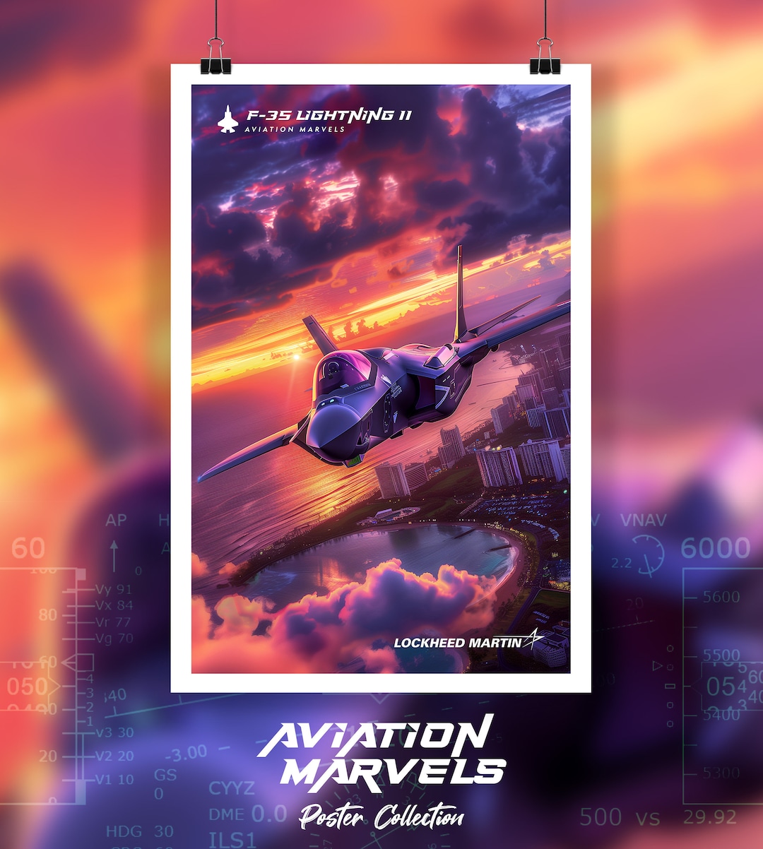 Modern Fighter Jet Poster | Aviation Wall Art | US Military Aircraft ...