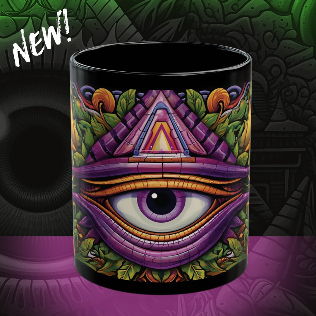 All Seeing Eye Ceramic Mug – Mystical Third Eye Design, Spiritual Gift ...