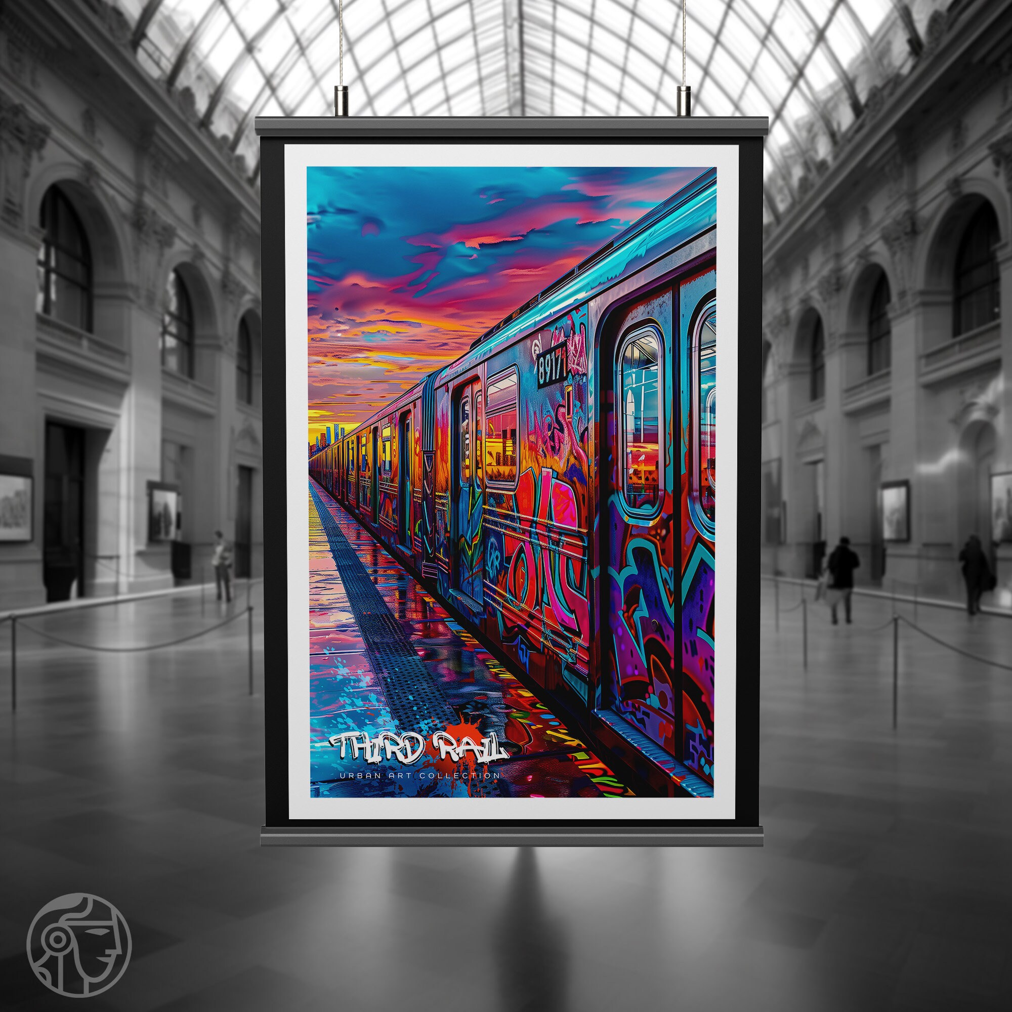 NYC Subway Graffiti Art Poster – Urban Train Mural - Etsy