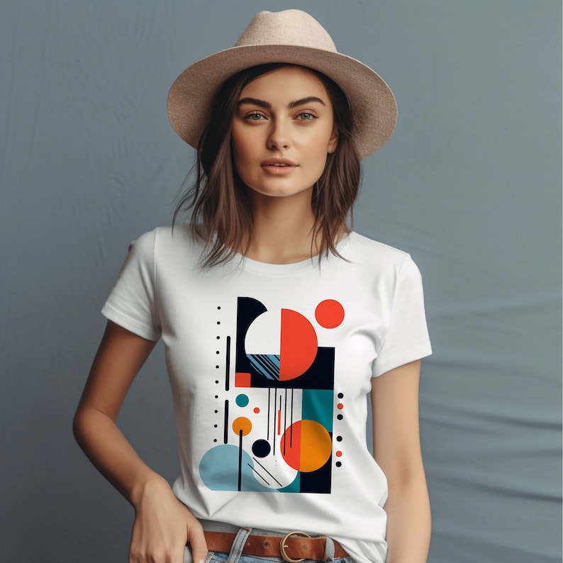 Abstract Shapes Modern Art T-shirt, Art Tee, Abstract Shirt, Calder ...