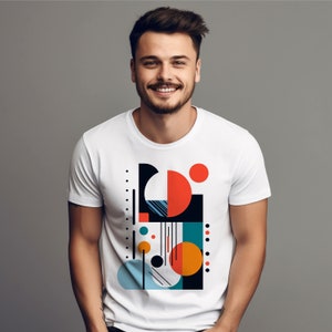 Abstract Shapes Modern Art T-shirt, Art Tee, Abstract Shirt, Calder ...