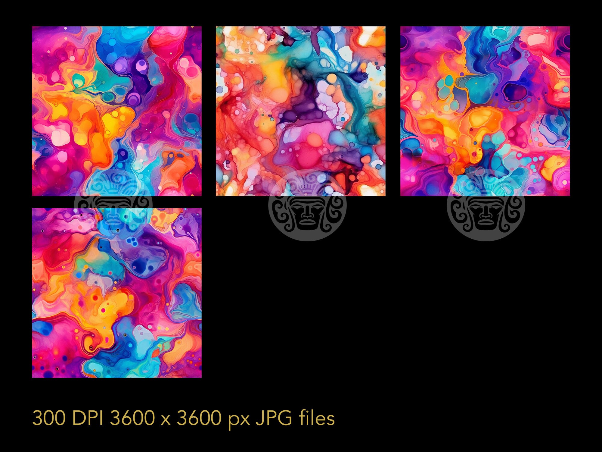 Watercolors Graphics Pack 10 Seamless Tile Patterns, Clip Art ...