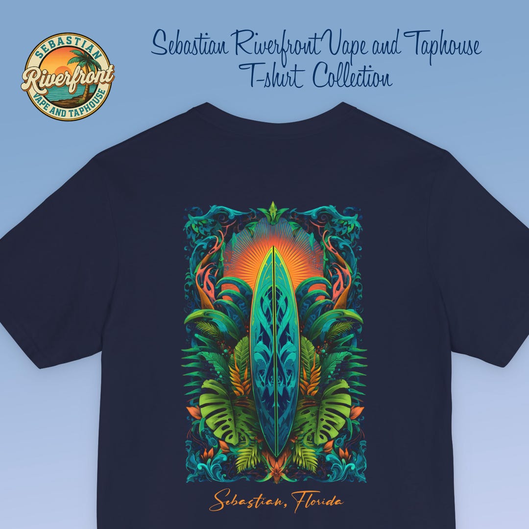 Tropical Surfboard - Sebastian Riverfront Vape and Taphouse - Etsy