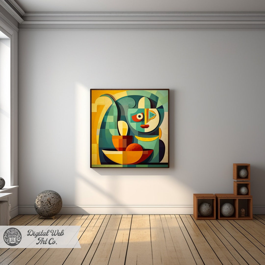 Green Abstract Art, Modern Art, Animal Art, Tropical Art, Modern Art ...
