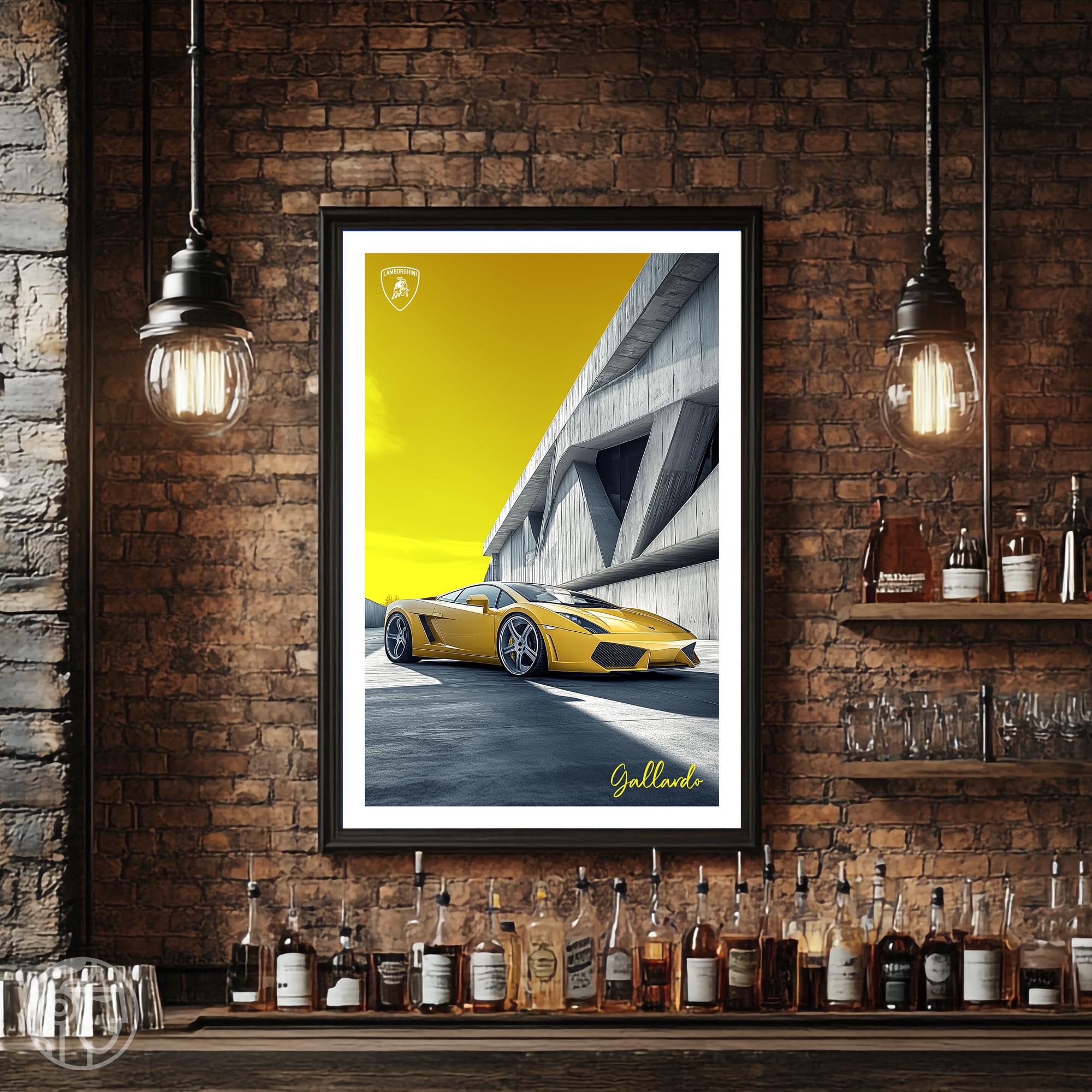 Lamborghini Gallardo Poster: Exotic Car Wall Art - Etsy
