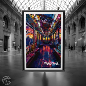 NYC Subway Graffiti Art Poster – Urban Street Art Print - Etsy