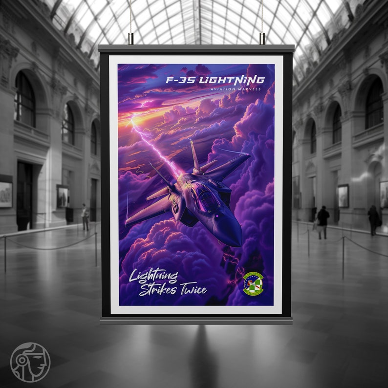 US Military Fighter Jet Poster | Air Force Wall Art | Aviation Decor ...