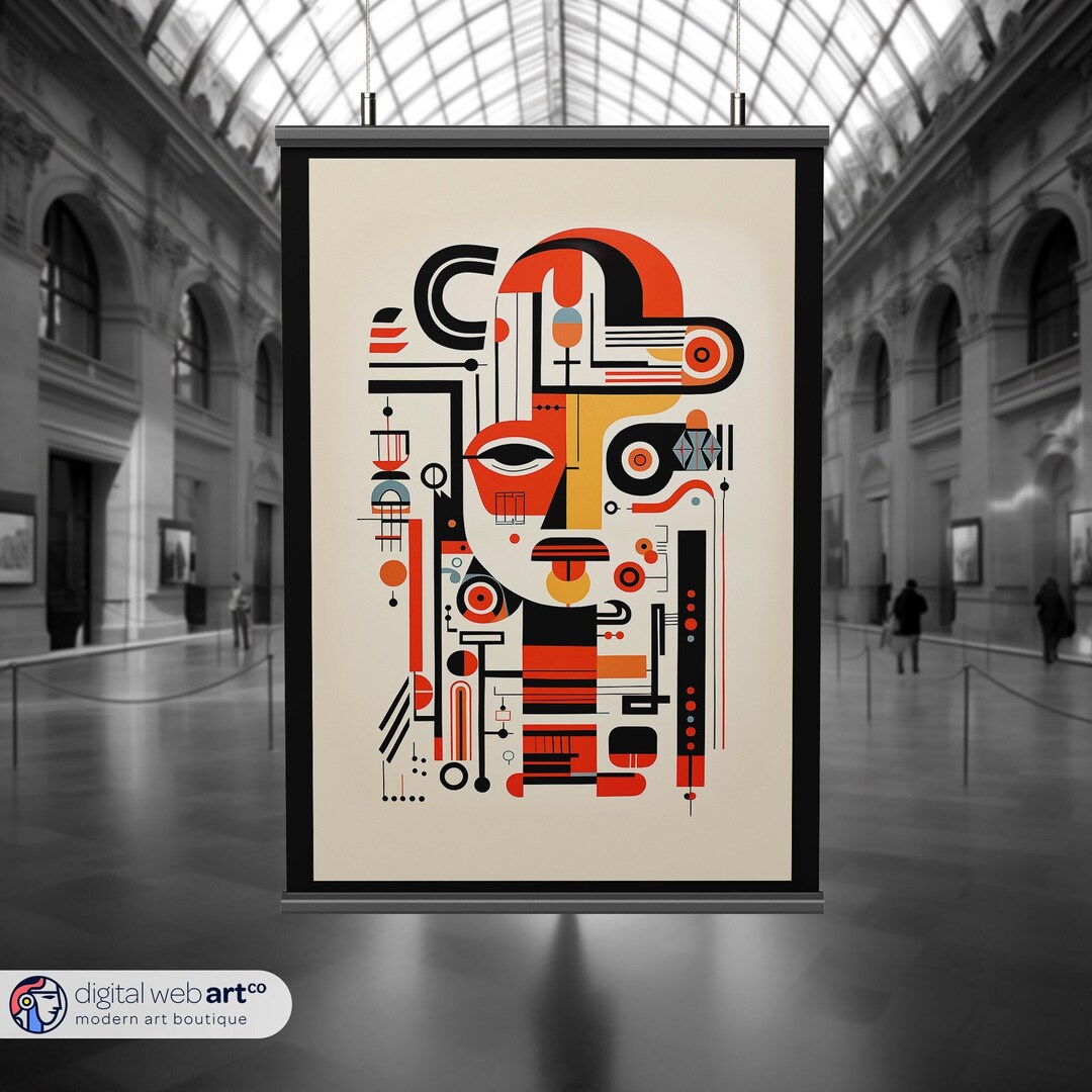 Native American Inspired Art, Bauhaus Art Poster, Line Art Poster, Boho ...