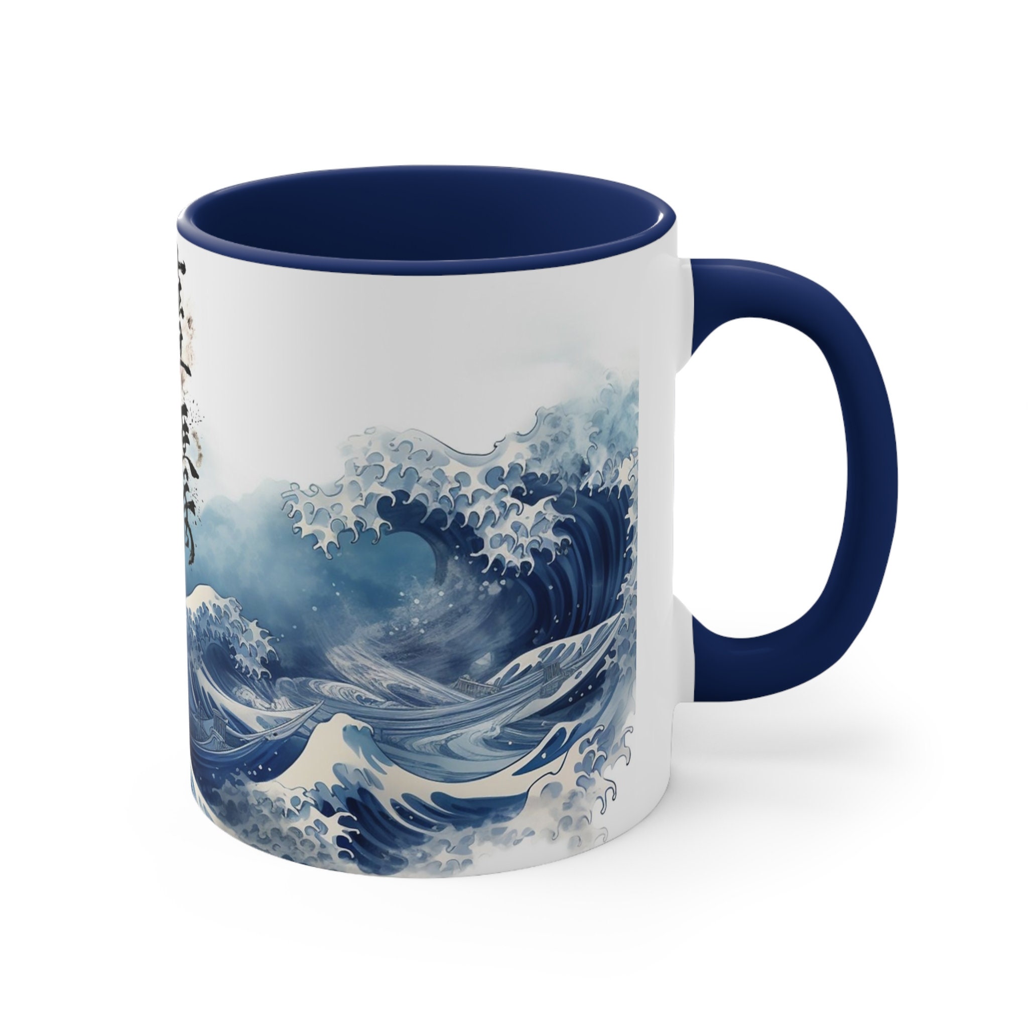 The Great Wave off Kanagawa Modern Art Coffee Mug, Ocean Art Mug, the ...