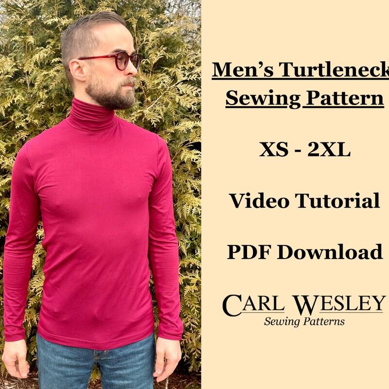 Turtleneck Sewing Pattern - Etsy