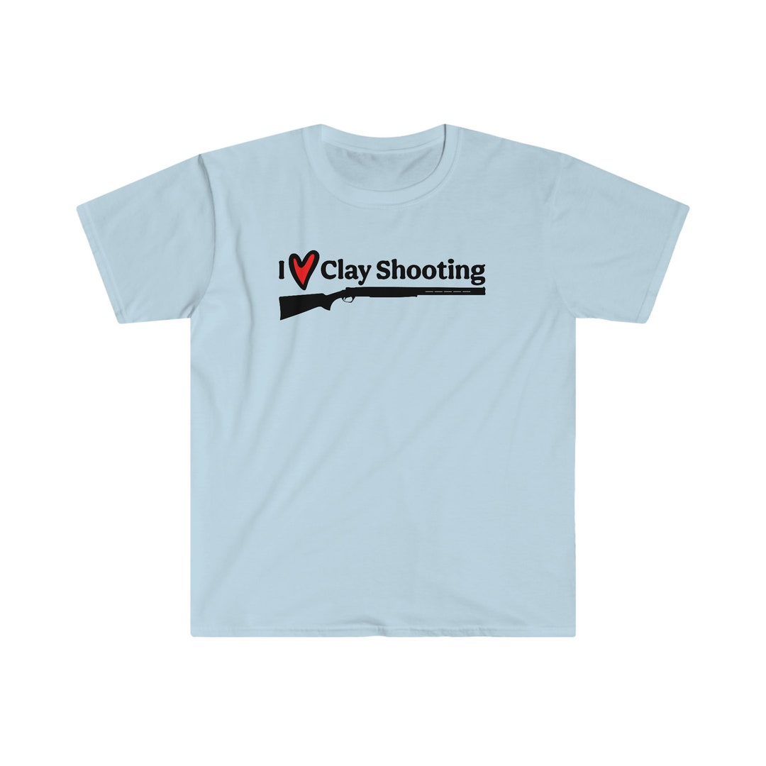 Sporting Clay / Trap / Skeet. I Love Clay Shooting Shirt. - Etsy