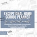 Special Needs Homeschool Planner Printable PDF - Etsy