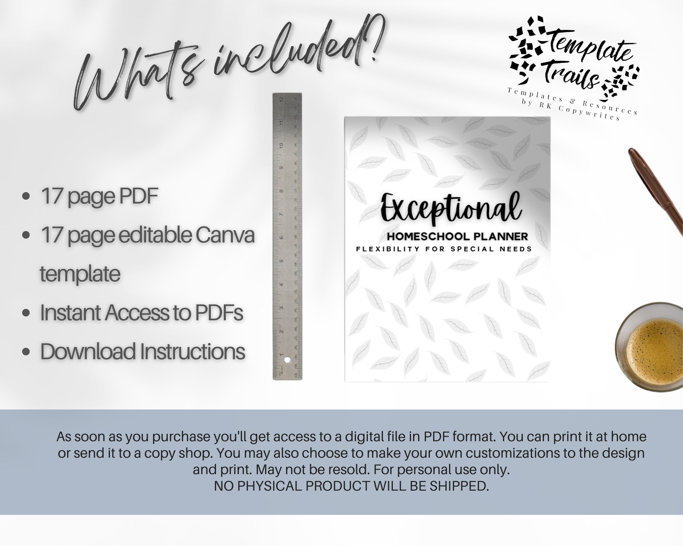 Special Needs Homeschool Planner Printable PDF - Etsy