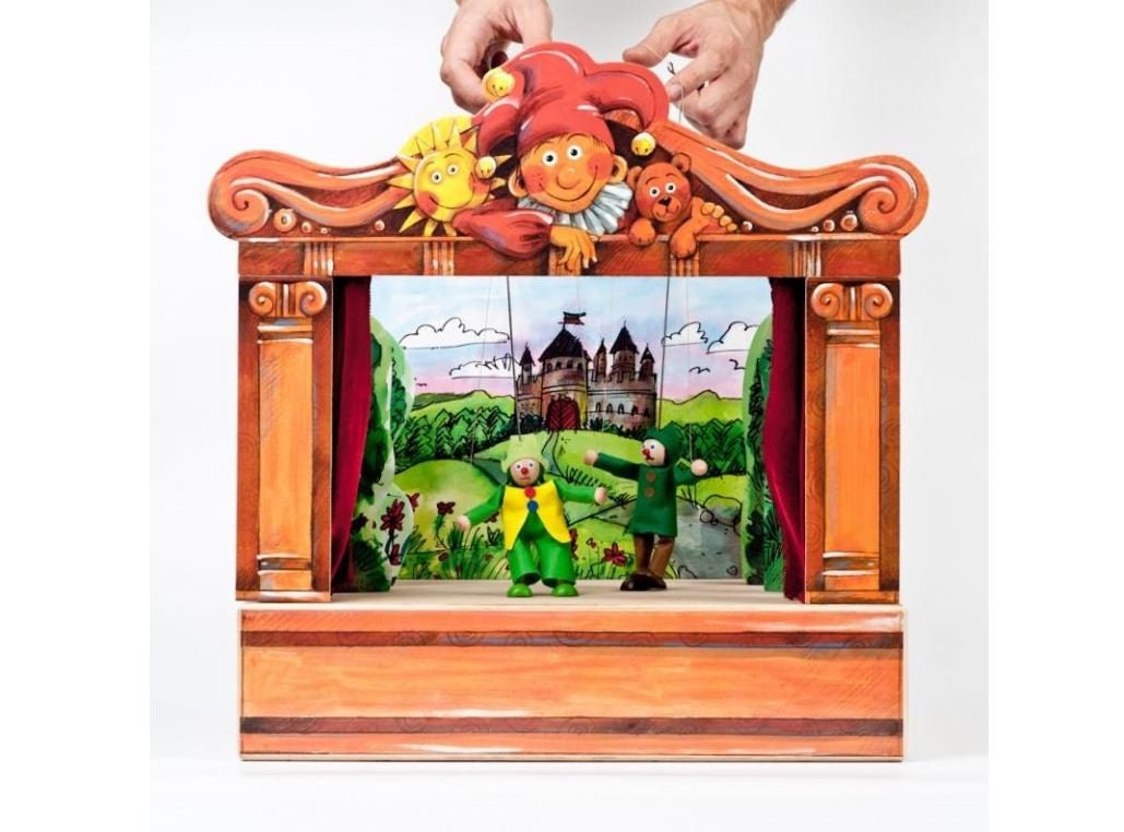 Puppet Theatre + 14 Puppets Included! - Etsy