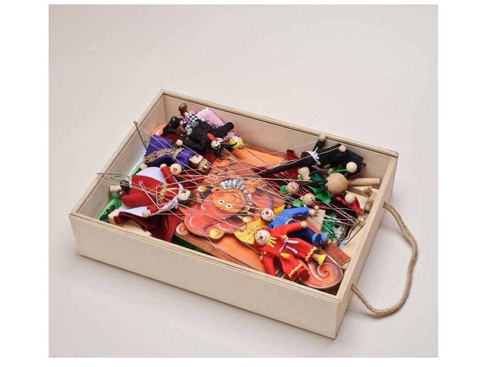 Puppet Theatre 14 Puppets Included - Etsy