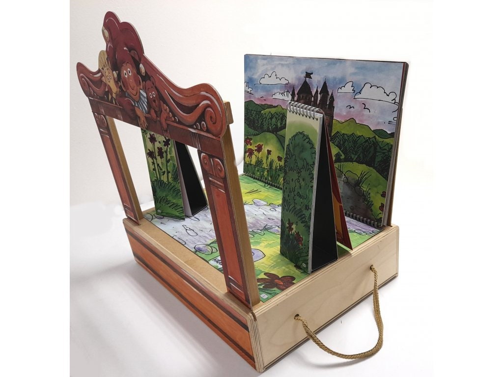 Puppet Theatre 14 Puppets Included - Etsy