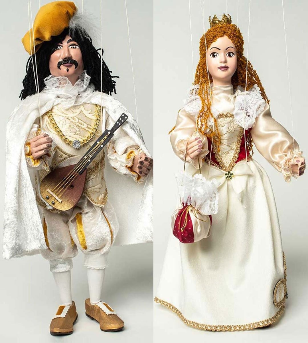 Princess and Prince – Bargain Set of 2 Puppets - Etsy