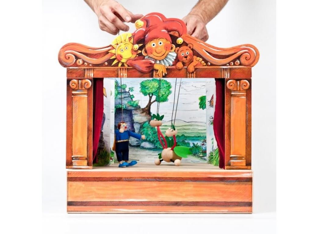 Puppet Theatre + 14 Puppets Included! - Etsy