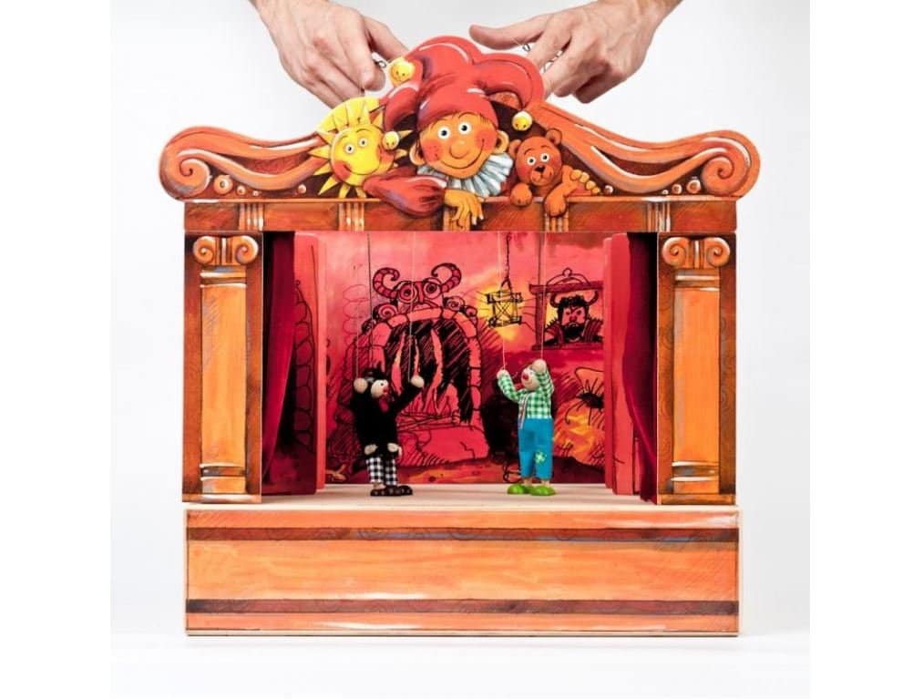 Puppet Theatre + 14 Puppets Included! - Etsy