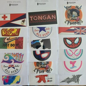 Island Inspired Vinyl Stickers - Matte Finish - 3 X 3 In - Etsy