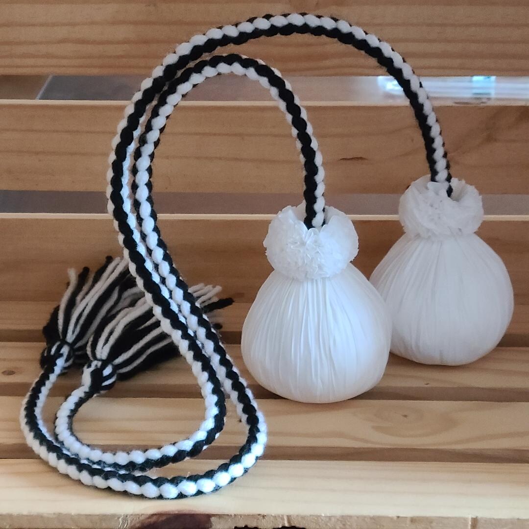 Adult Maori Long Poi Balls - White Taura - Etsy