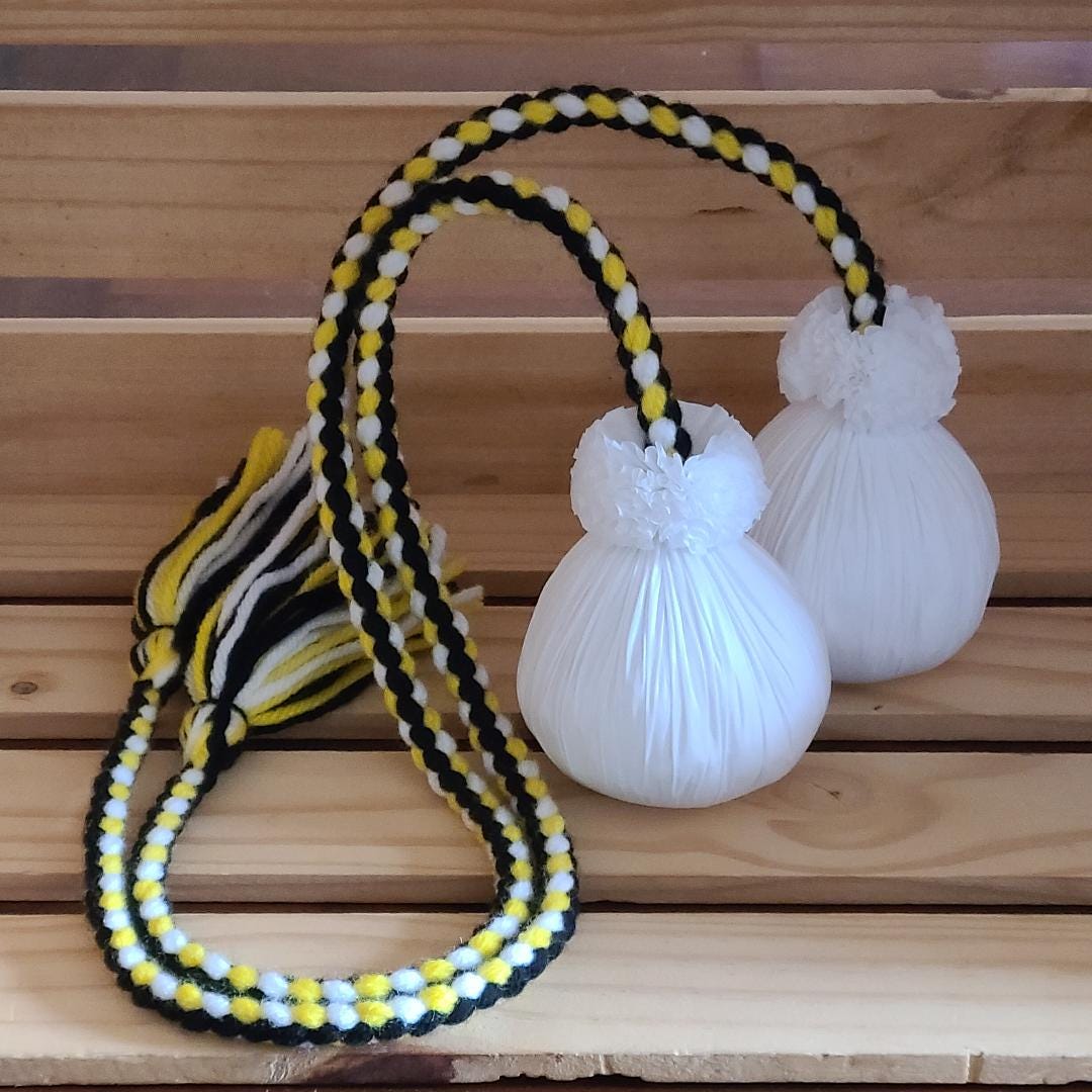Child Maori Long Poi Balls Yellow Taura - Etsy