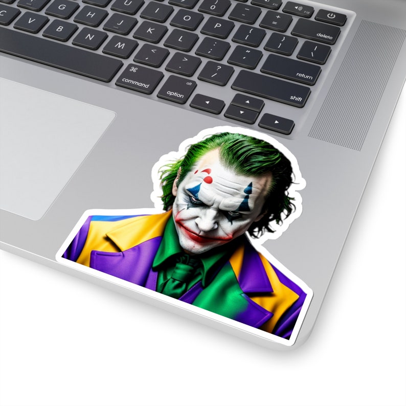 Joker Colored Vinyl Sticker DC Sticker Joker Decal - Etsy