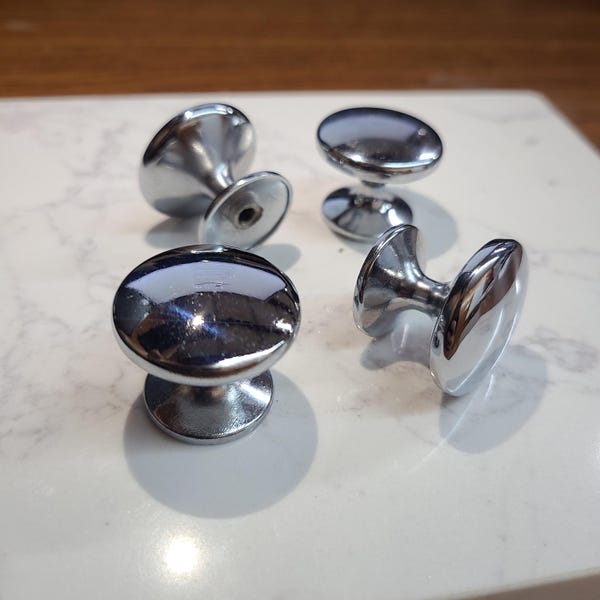 Chrome Knobs - Etsy