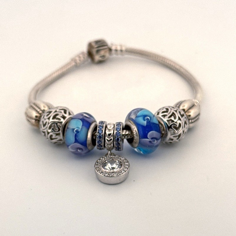 Pandora Blue Charms - Etsy
