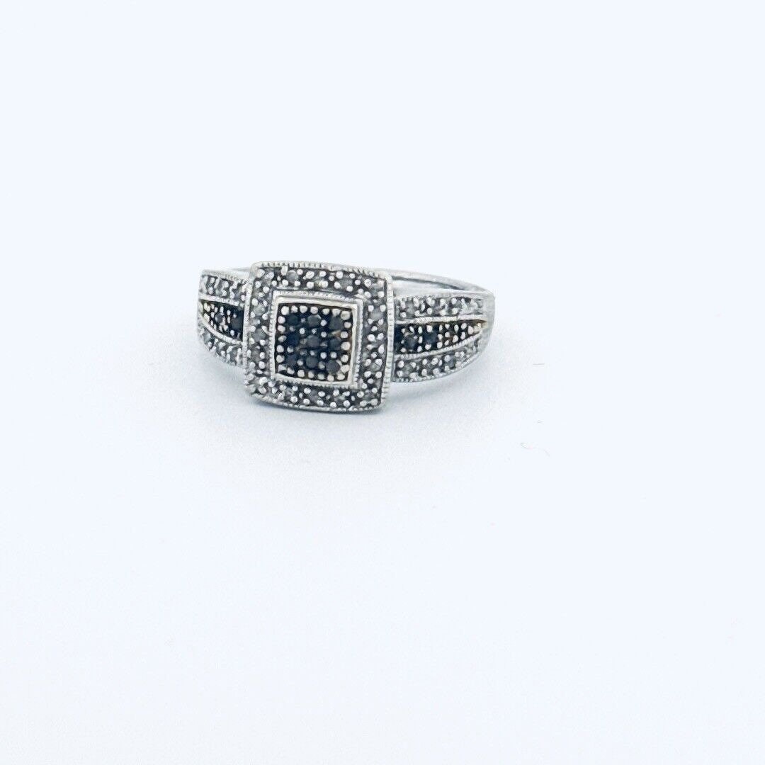 Jane Seymour JWBR Sterling Silver 925 Black & White Gemstones Women’s ...