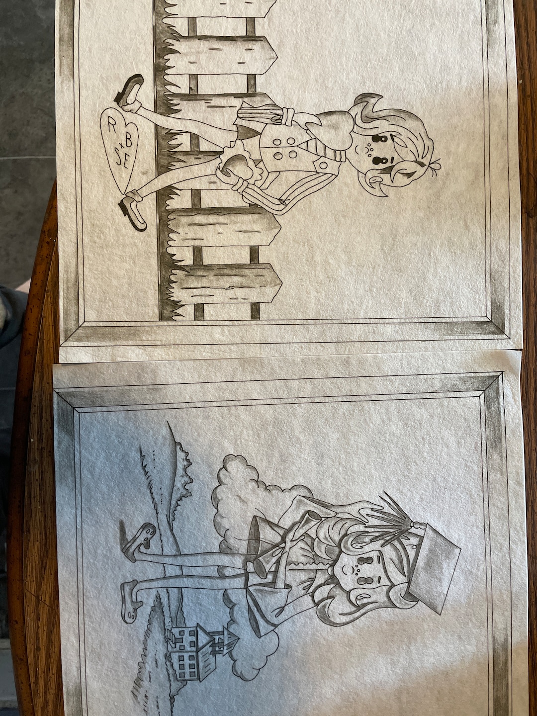 Set of 2 Schoolgirl Artex Patterns - Etsy