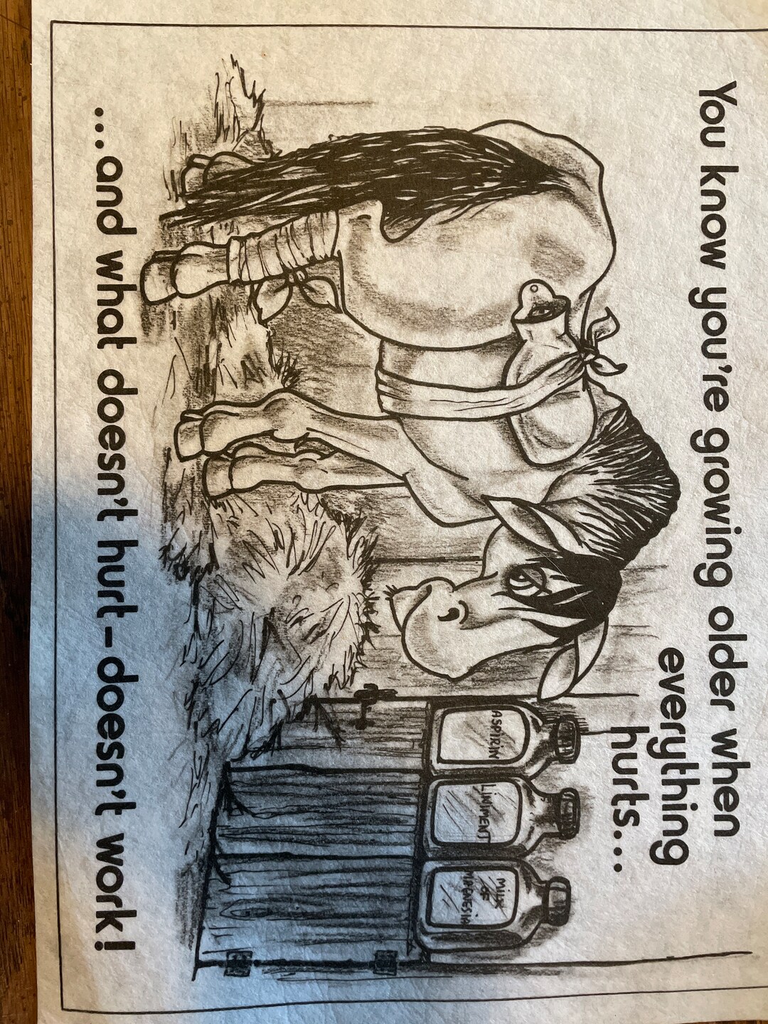 ARTEX you Know Youre Getting Old Pattern - Etsy