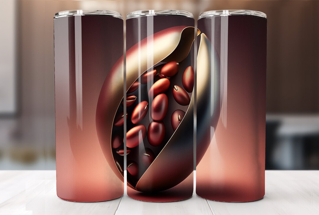 Aroma Essence: Coffee Beans Sublimation Tumbler Digital Design Instant ...