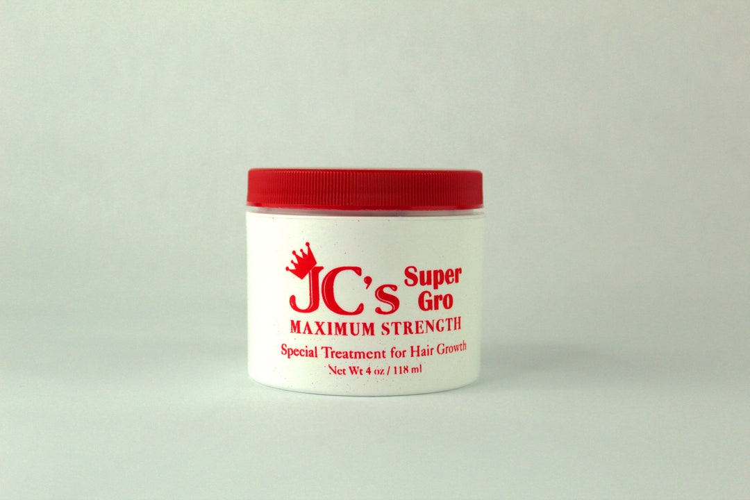 JC'S SUPER GRO (maximum Strength) for Edges, Bears, and All Hair Growth ...