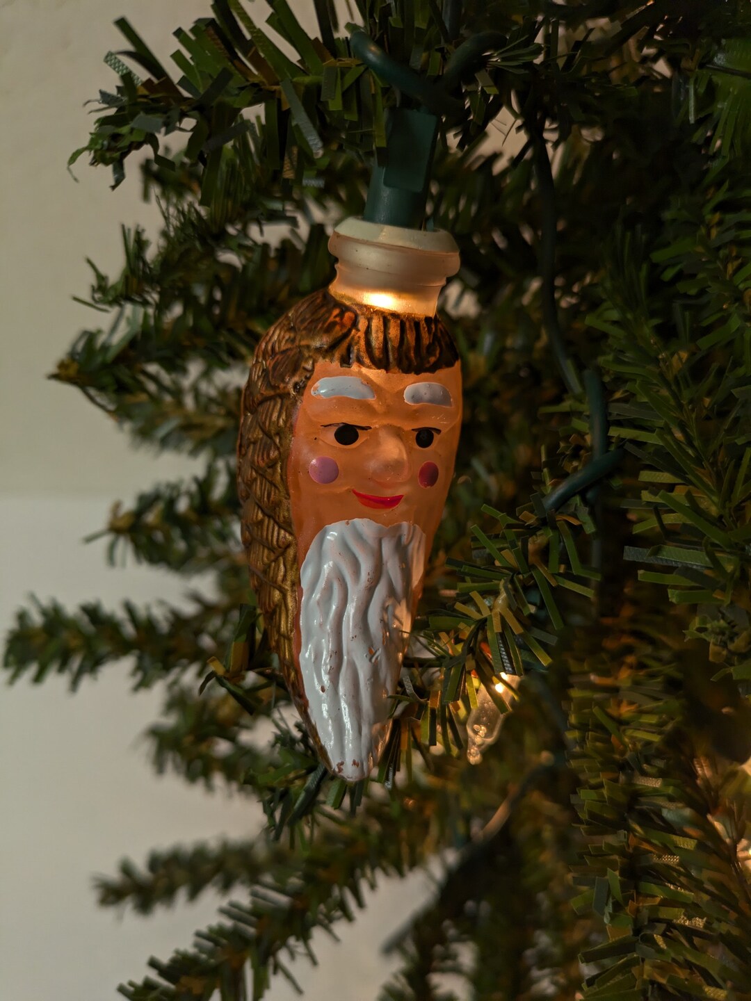 Man in the Moon Vintage NEW Old World Christmas Light Cover, Christmas ...